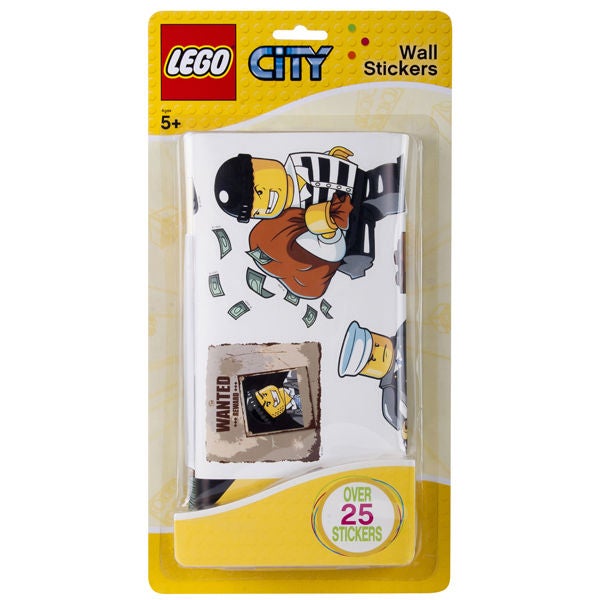 LEGO Wall Stickers Police - Small Pack Toys - Zavvi UK