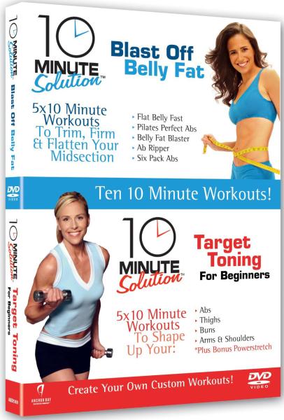 10 Minute Solution Double Pack (Blast Off Belly Fat and Target Toning ...