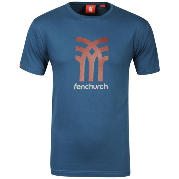 Fenchurch Men's Jersey Icon T-Shirt - Pacific Blue/Ketchup Red/Paloma ...