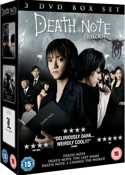 Death Note Trilogy DVD - Zavvi UK
