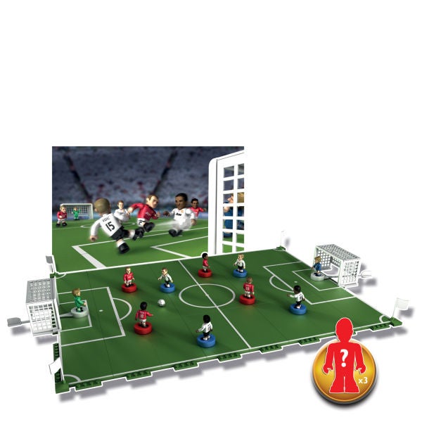 Character Building Sports Stars Pitch & Play With 3 Figures - IWOOT UK