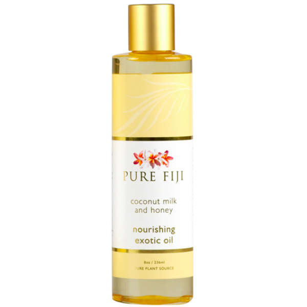 Pure Fiji Exotic Bath & Body Oil Coconut Milk & Honey - 3oz | HQ Hair