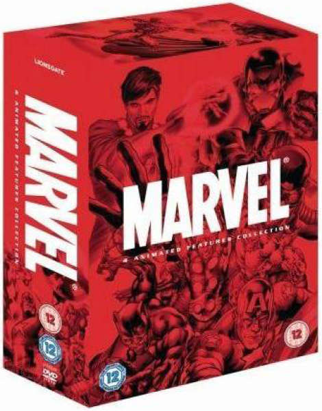 Marvel 4 DVD Pack DVD - Zavvi UK