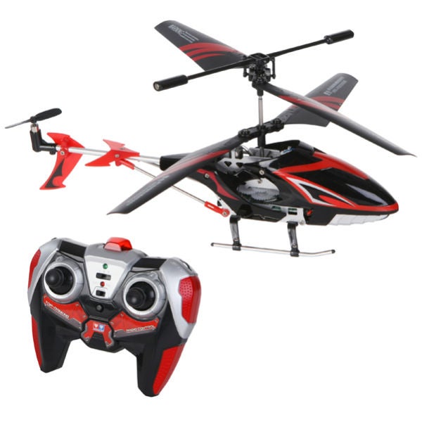 Sky Rover - 20cm, 3 Channels Black / Red / Silver - IWOOT UK