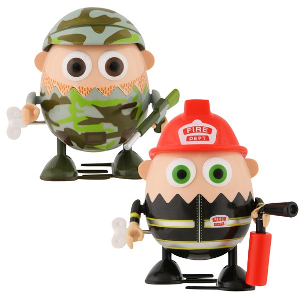 Eggbods Boys Twin Pack - Crack Commando and Fireman Scramble - IWOOT UK