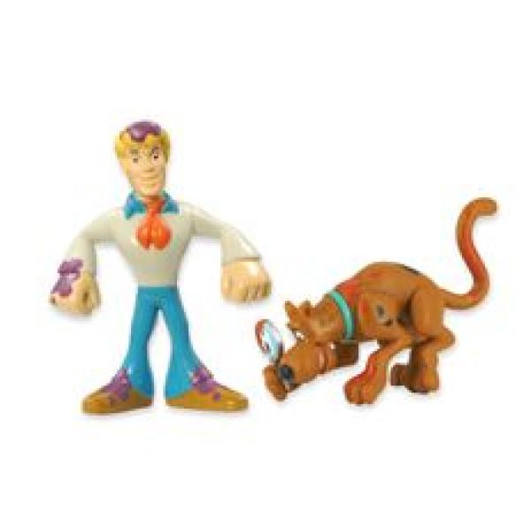 Scooby Doo Goo Figure Twin Pack Scooby and Fred Toys - Zavvi UK