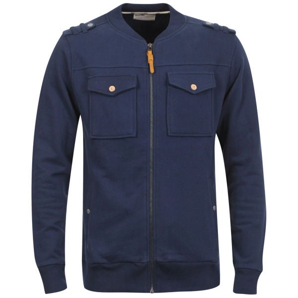 Boxfresh Men's Havily Utility Zip Through Track Top - Navy Mens ...