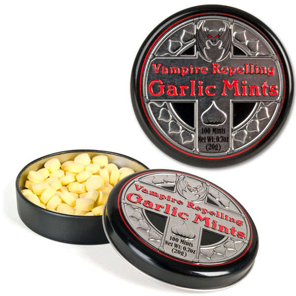 Vampire Repelling Garlic Mints - IWOOT UK