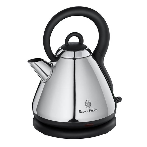 Russell Hobbs Heritage Steel Kettle - Stainless Steel - IWOOT UK