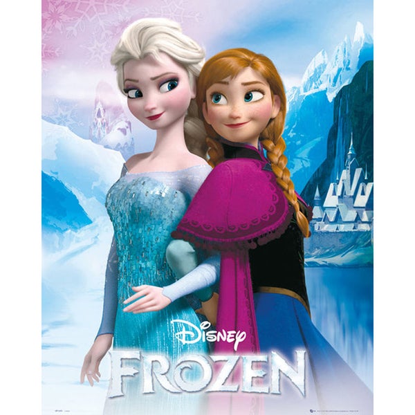 Frozen Anna and Elsa - Mini Poster - 40 x 50cm Merchandise - Zavvi UK