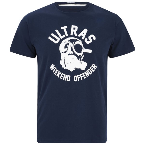 Weekend Offender Men's Ultras Printed T-Shirt - Navy | TheHut.com
