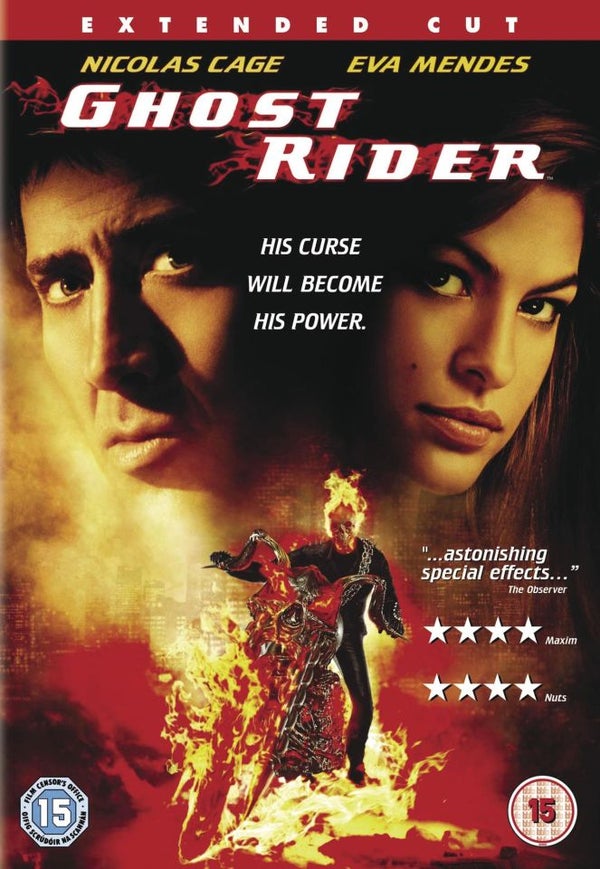 Ghost Rider - Extended Cut DVD - Zavvi UK