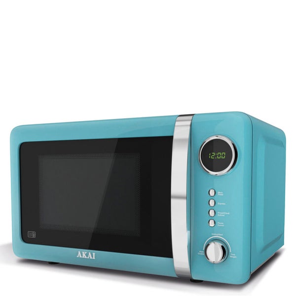 Akai 700W Digital Microwave - Baby Blue - IWOOT UK