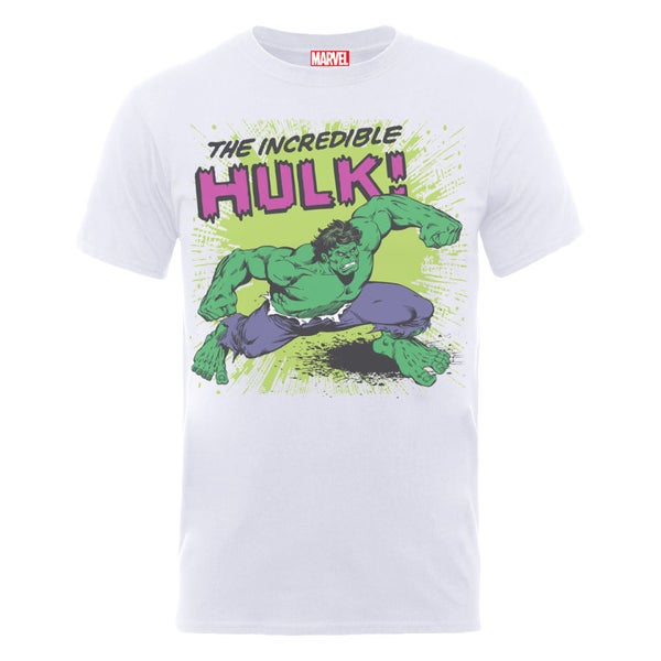 Marvel Incredible Hulk Men's T-Shirt - White Merchandise - Zavvi UK
