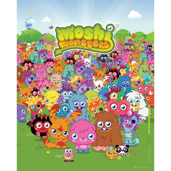 Moshi Monsters Portrait - Mini Poster - 40 x 50cm Merchandise - Zavvi UK