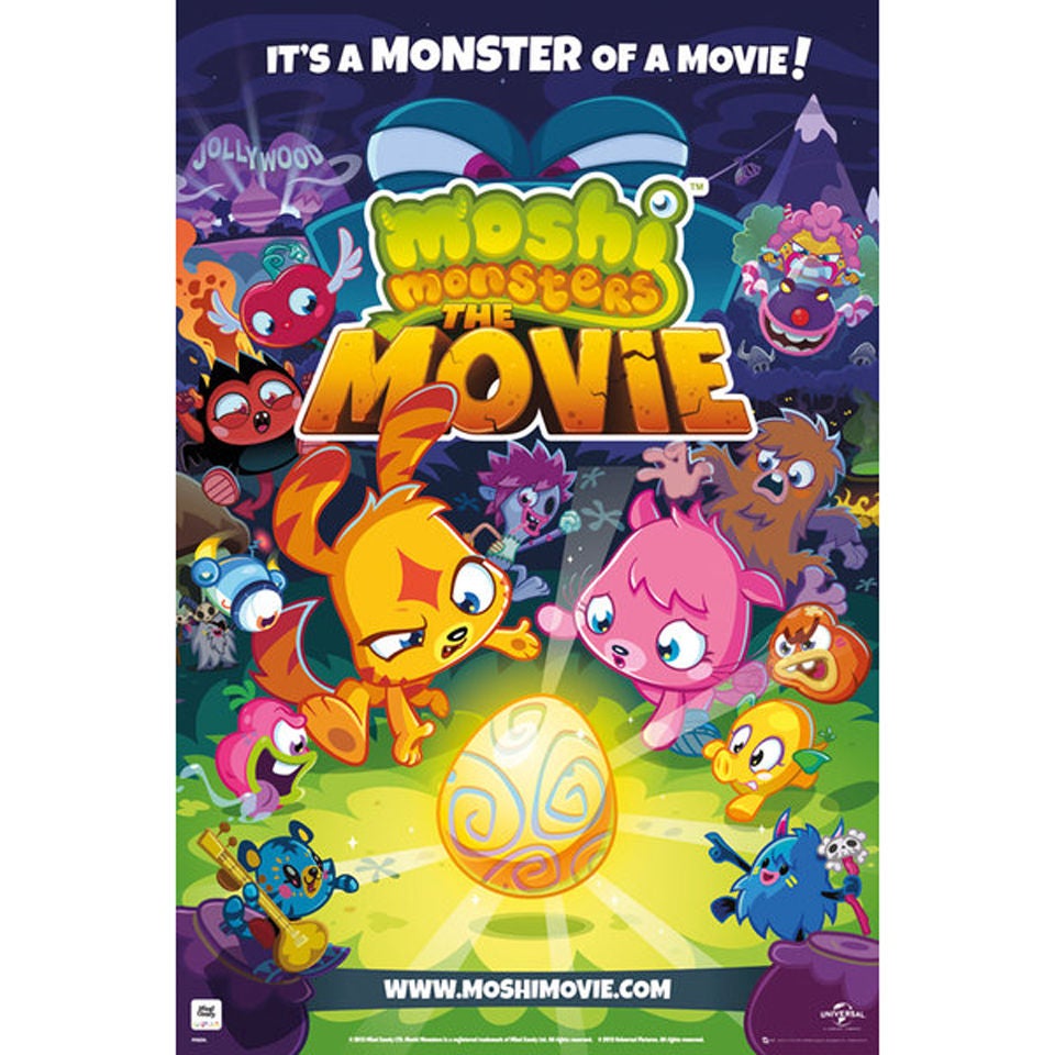 Moshi Monsters Movie One Sheet - Maxi Poster - 61 x 91.5cm Merchandise ...