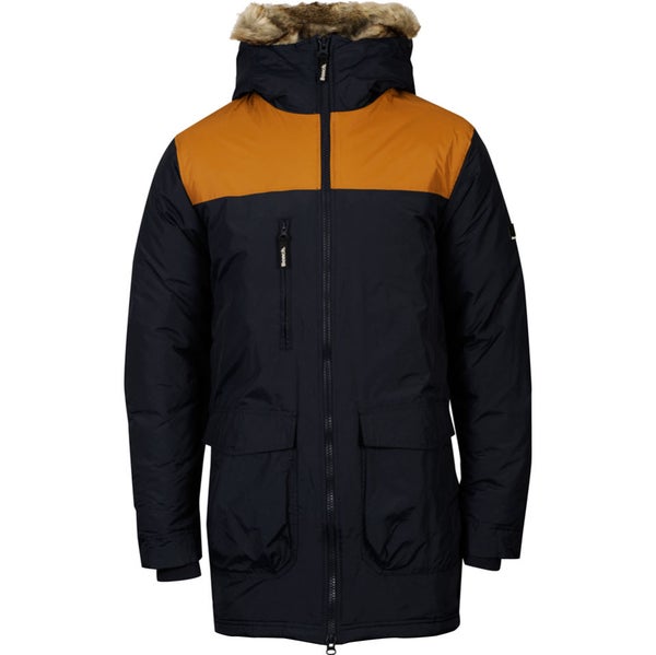 Bench Men's Oatfield Parka Coat - Total Eclipse Navy Mens Clothing ...