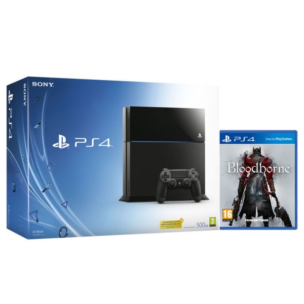 Sony PlayStation 4 500GB Console - Includes Bloodborne Games Consoles ...