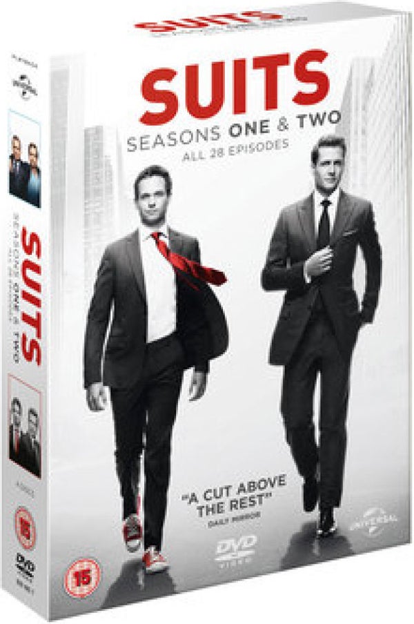 Suits - Seasons 1 and 2 DVD - Zavvi UK