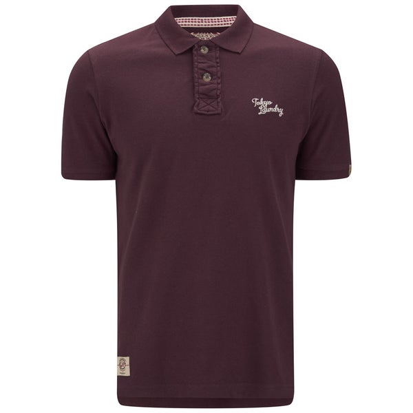 Tokyo Laundry Men's Mount Peechee Polo Shirt - Oxblood Clothing | Zavvi ...