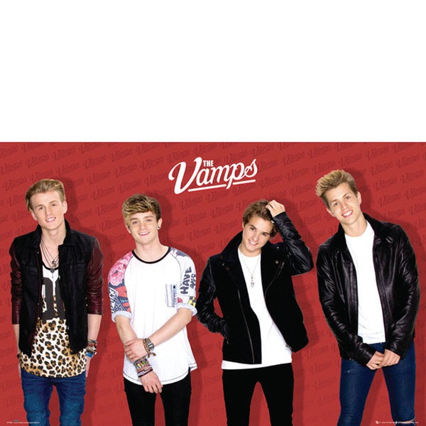 The Vamps Red Maxi Poster (61 x 91.5cm) Merchandise - Zavvi UK