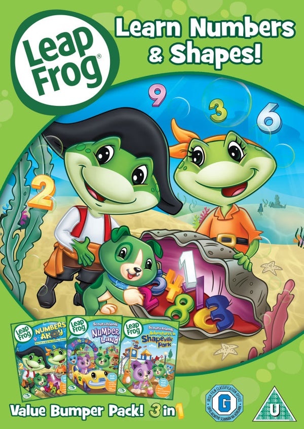 Leapfrog Numbers: Learn Numbers and Shapes DVD - Zavvi UK