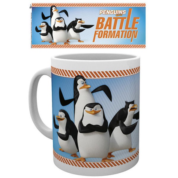 Penguins of Madagascar Battle Formation Mug Merchandise - Zavvi UK