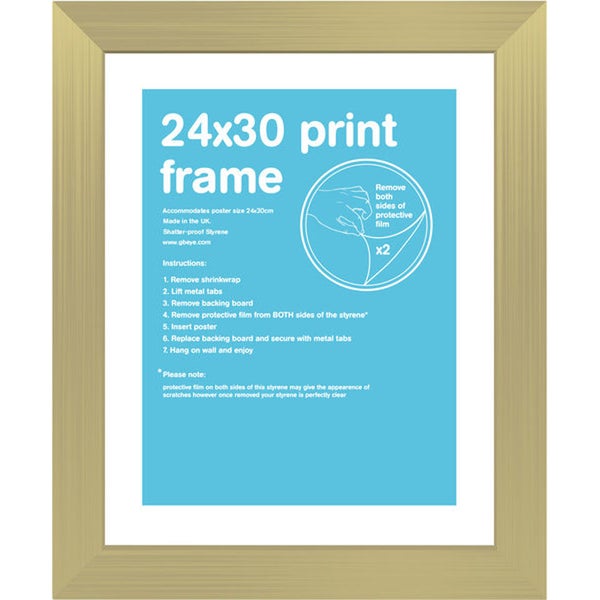 Gold Frame - 24 x 30cm Merchandise - Zavvi UK