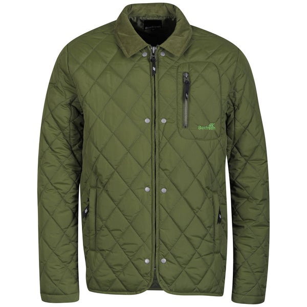Boxfresh Men's Bacciverous Quilted Jacket - Khaki Mens Clothing - Zavvi UK