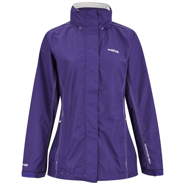 Regatta Women's Laska Waterproof ISOTEX 5000 Hooded Jacket - Elderberry ...