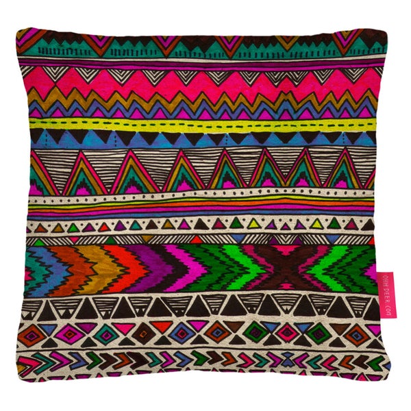Ohh Deer Poncho Patterned Cushion - IWOOT UK