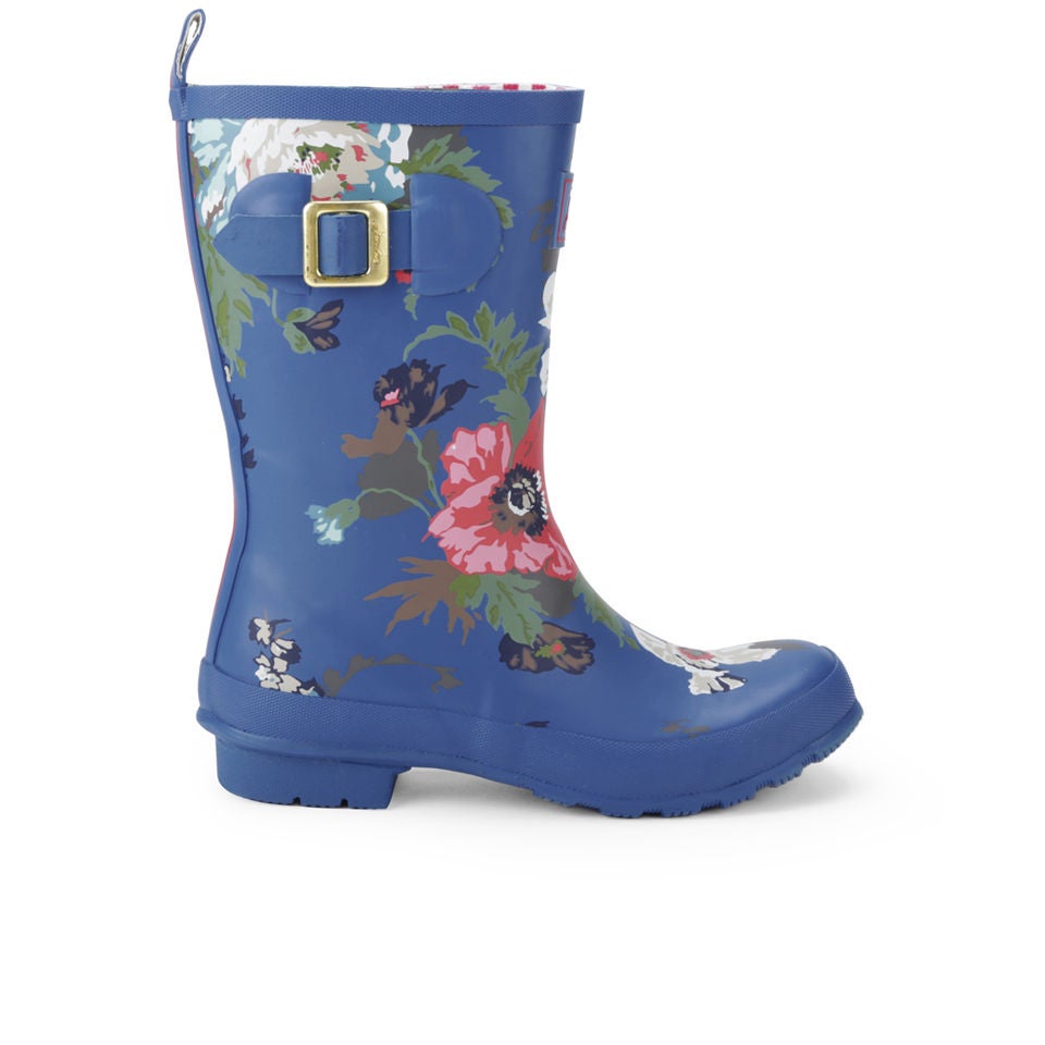Joules Women's Molly Wellies - Blue Floral | TheHut.com