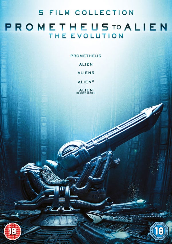 Prometheus to Alien Evolution Box Set DVD - Zavvi UK