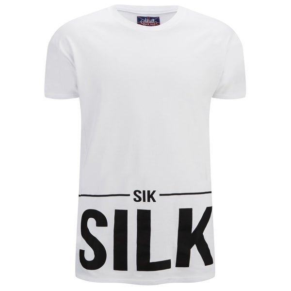 Sik Silk Men's Sik T-Shirt - White | TheHut.com