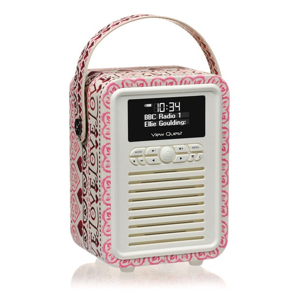 View Quest Retro Mini Emma Bridgewater Bluetooth DAB+ Radio - IWOOT UK