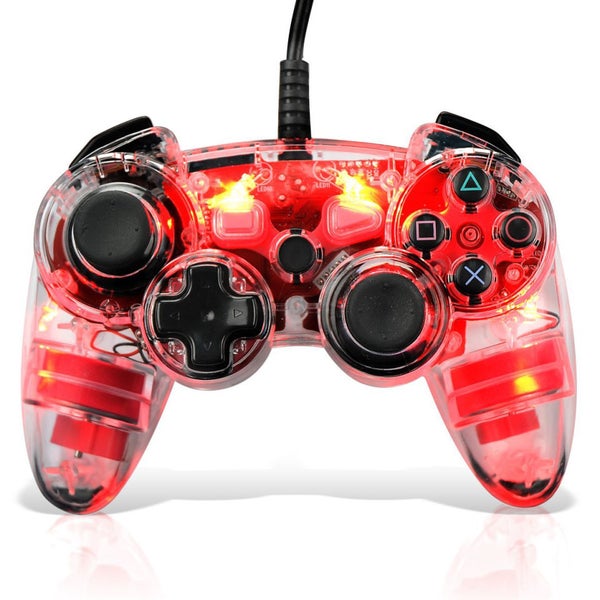 Afterglow Red Wireless PS3 Controller Games Accessories - Zavvi UK