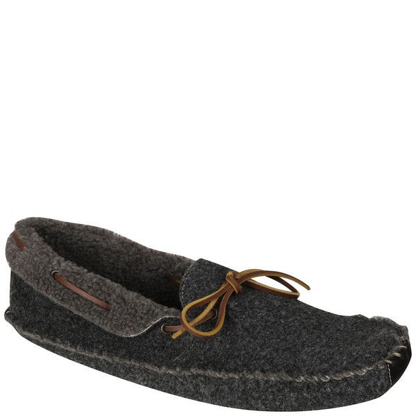 H Shoes by Hudson Men's Grandpa Slippers - Grey | TheHut.com