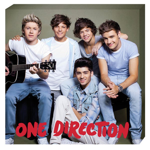 One Direction Guitar - 40 x 40cm Value Canvas Merchandise - Zavvi UK