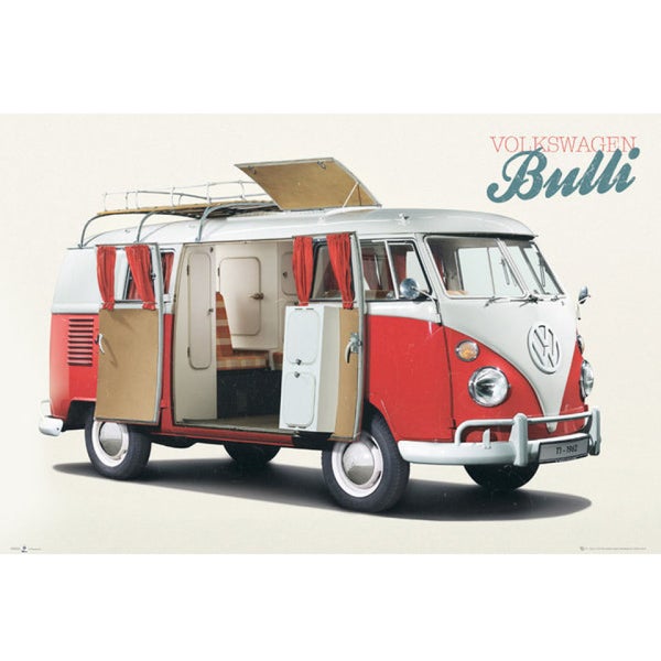 VW Camper Bulli - Maxi Poster - 61 x 91.5cm Merchandise - Zavvi UK