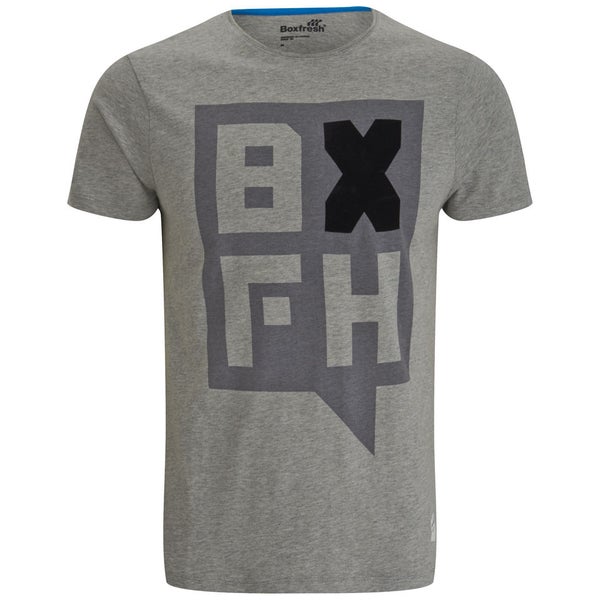 Boxfresh Men's Lagan Speech Bubble Tee - Grey Marl Mens Clothing - Zavvi UK