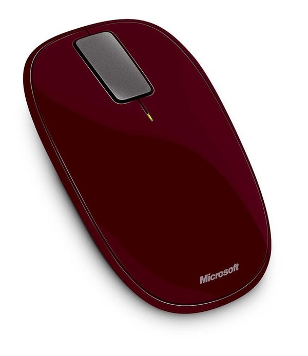 Microsoft Explorer Touch Mouse - Sangria Red Computing - Zavvi UK