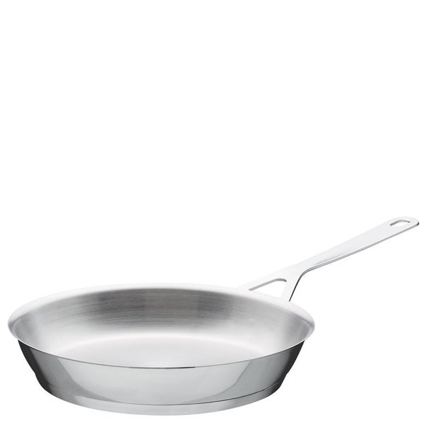 Alessi Frying Pan, Mirror Polished Stainless Steel, 24cm, by Jasper ...