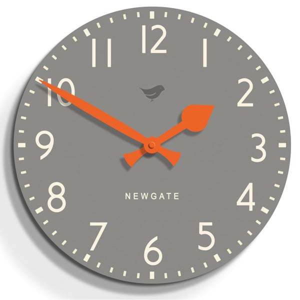 Tock Wall Clock Posh Clock - Grey - IWOOT UK
