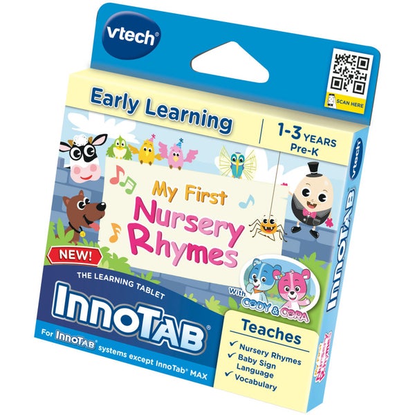 Vtech InnoTab - Baby Cody and Cora Nursery Rhymes Toys - Zavvi UK