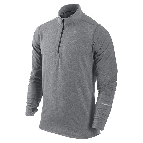 Nike Men's Element 1/2 Zip Thermal Running Top - Anthracite | TheHut.com