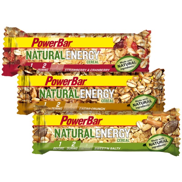 PowerBar Sports Natural Long Lasting Energy Bar - Box of 24 Sports ...