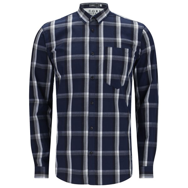 Jack & Jones Men's Garon Shirt - Dress Blue Mens Clothing - Zavvi UK