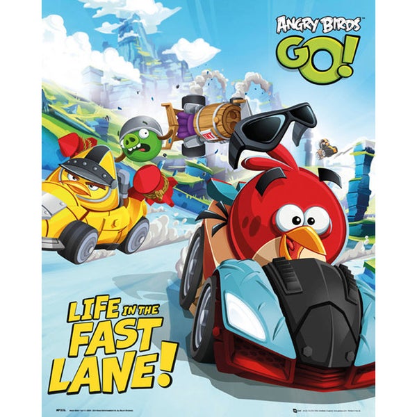 Angry Birds Go Race Mini Poster (40 x 50cm) Merchandise - Zavvi UK