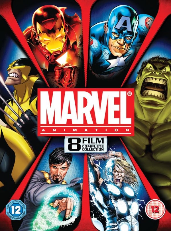 Marvel Complete Animation Collection - 8 Movies DVD - Zavvi UK