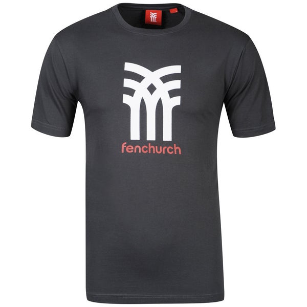 Fenchurch Men's Jersey Icon T-Shirt - Shadow Grey/White/Ketchup Red ...